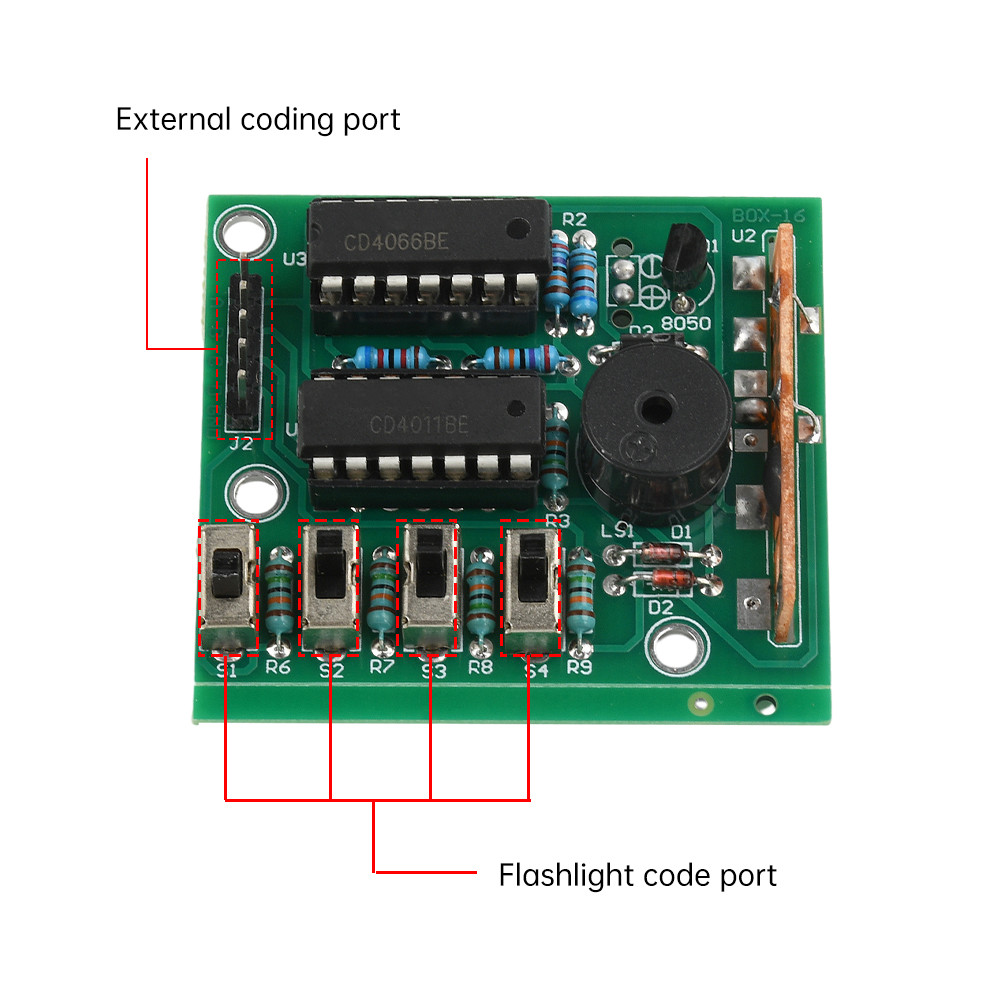 Jual 16 Music Sound Box BOX-16 Board 16-Tone Electronic Module DIY Kit Welding Soldering ...