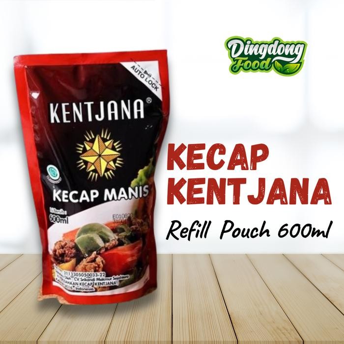 Jual New Kecap Kentjana Kecap Manis Cap Kencana Khas Kebumen Pouch 600 ...