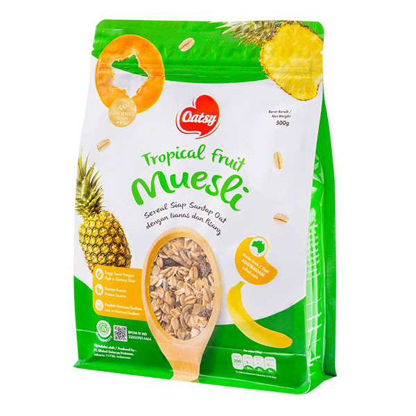 Jual OATSY TROPICAL FRUIT MUESLI 500G | Shopee Indonesia