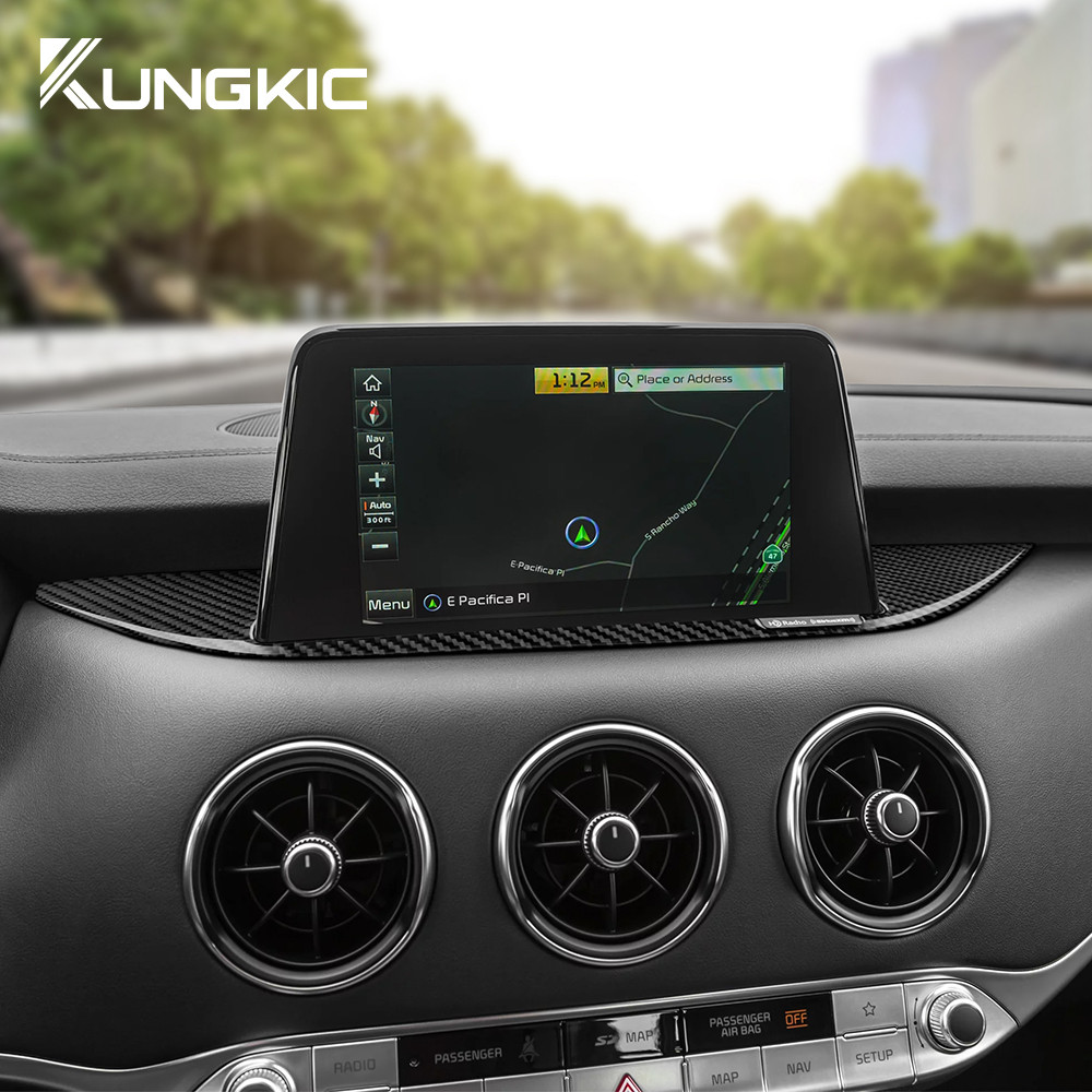 Jual Real Soft Carbon Fiber Sticker For Kia Stinger 2019 2020 2021 2022 ...