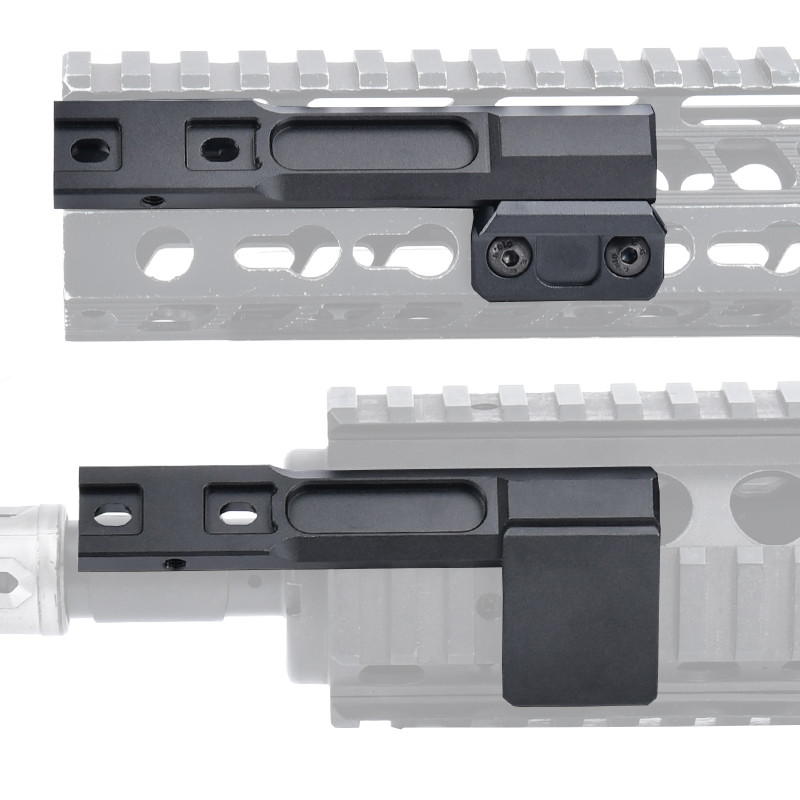 Jual WADSN SF M300 M600 Airsoft Flashlight Offset Mount Base Bracket ...