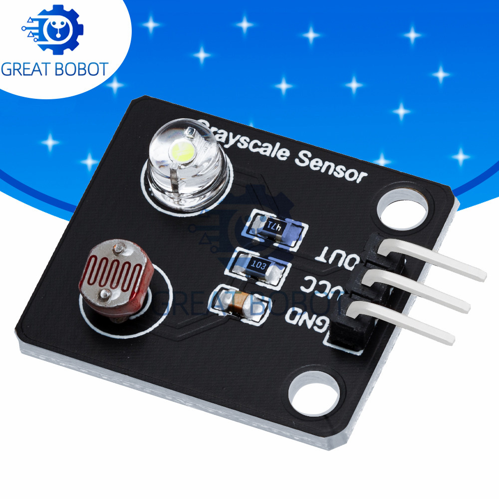 Jual Bs Photosensitive Resistor Light Sensor Analog Grayscale Sensor ...