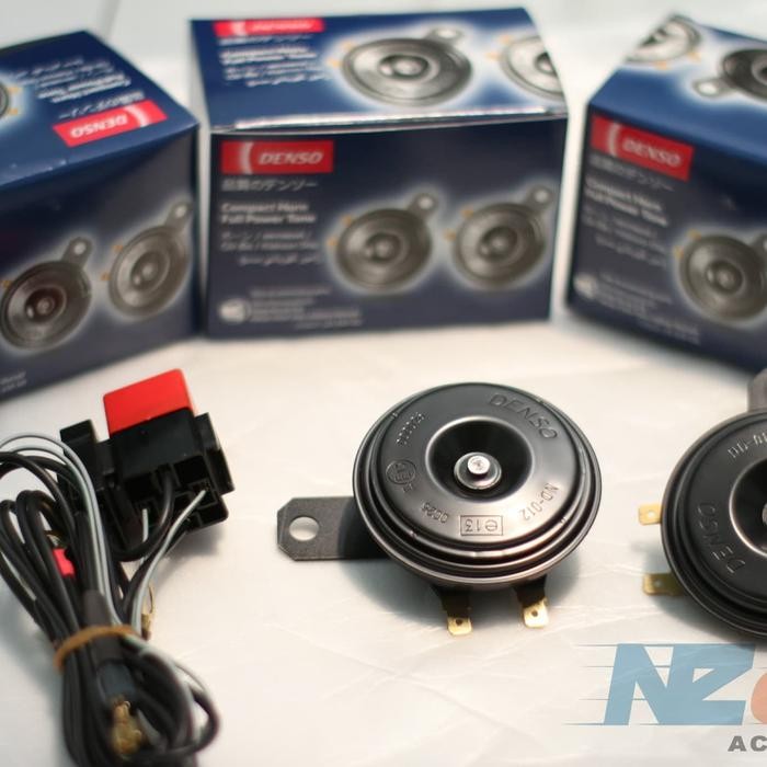 Jual Unik Klakson Denso Disk Wp + Kabel Relay Set ( Sikring,Relay,Dll ...