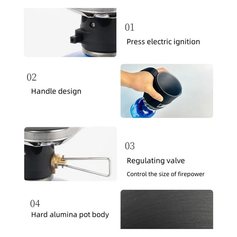 Jual BRS 61 Jet Boil Camping Pot Stove With Heat Exchanger Portable Gas ...