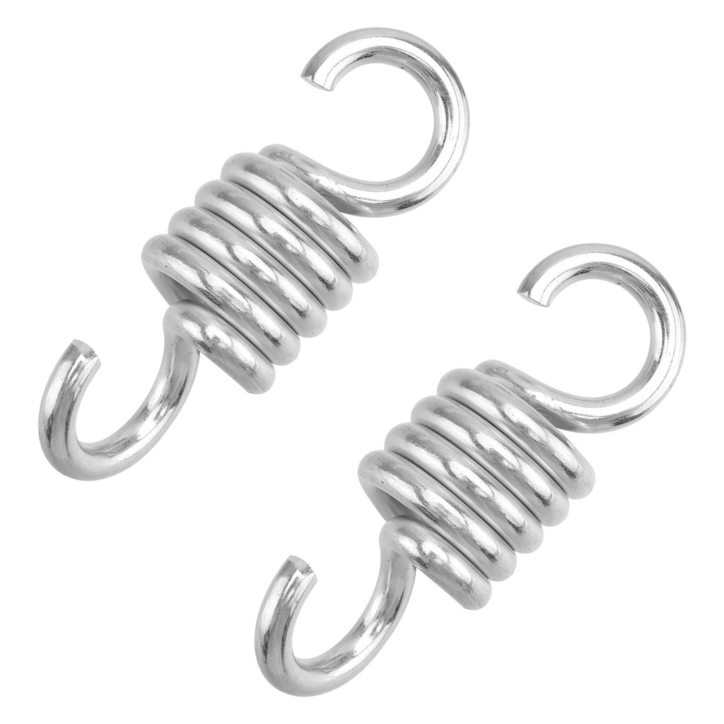 Jual 2Pcs Heavy Duty Spring For Hammock Chair Silver Swing Porch ...