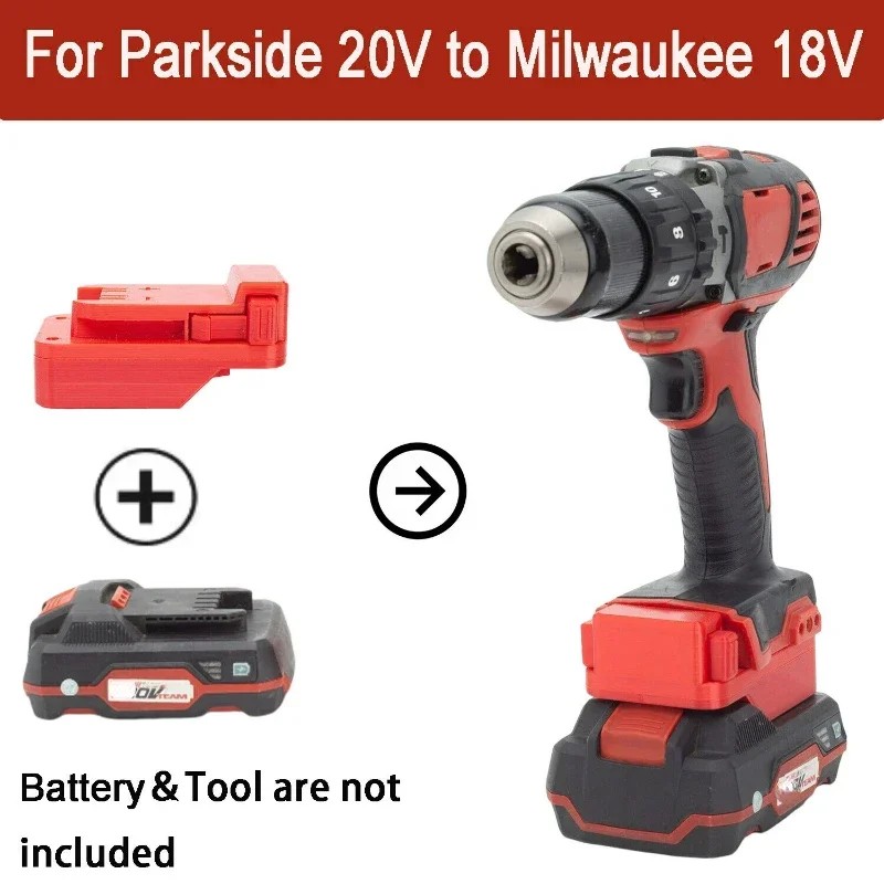 Jual Battery Convert Adapter for Lidl Parkside X20V Team Li-ion to for ...