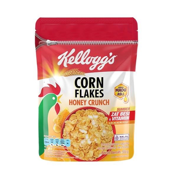 Jual KELLOGG HONEY CRUNCH CORN FLAKE 55G | Shopee Indonesia
