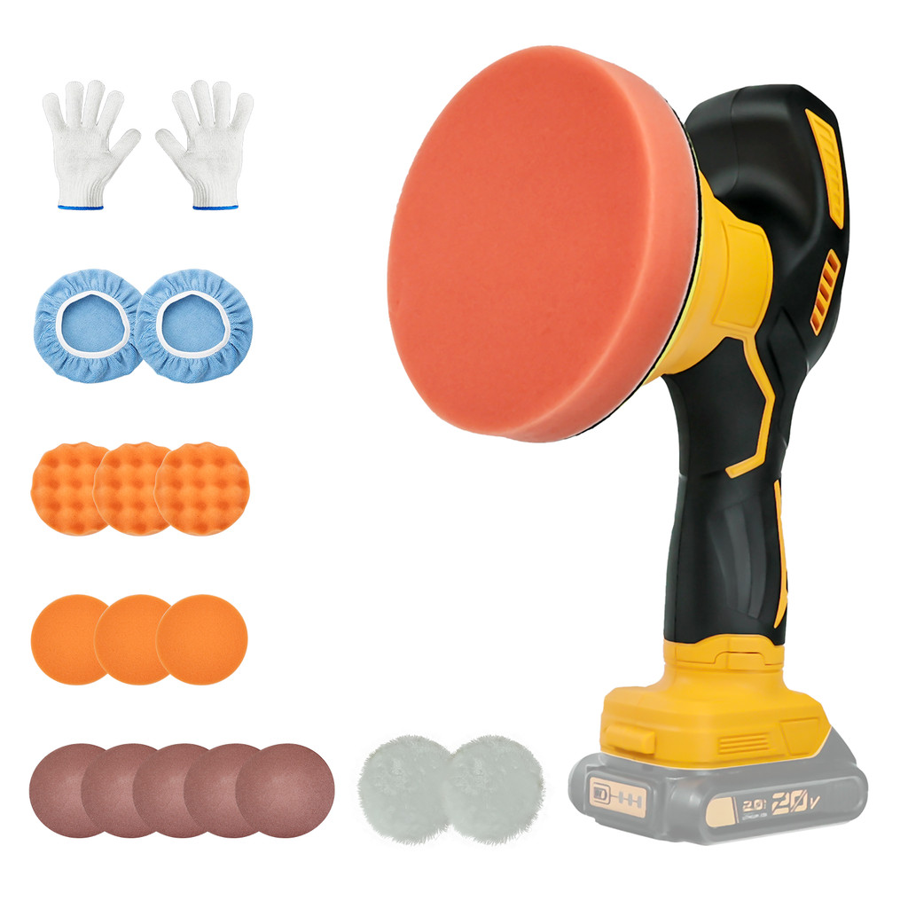 Jual Cordless Car Buffer Polisher 8 Variable Speed 5000Rpm Portable ...