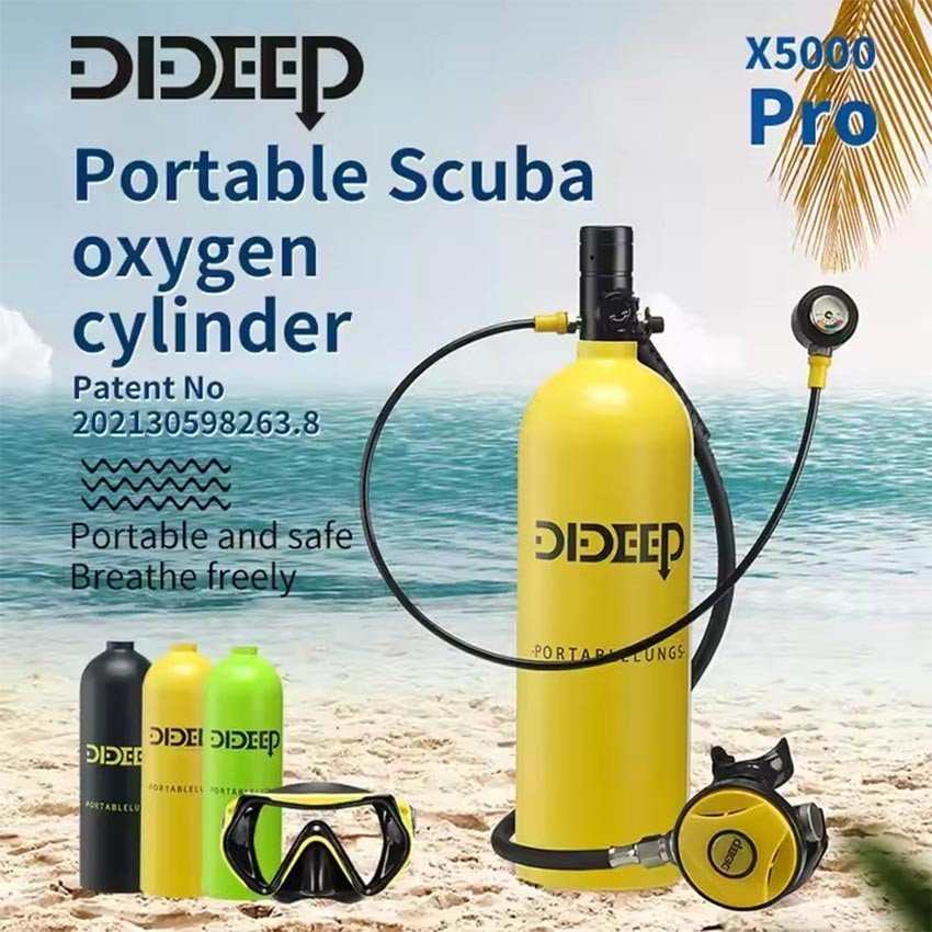 Jual DIDEEP PRO Mini Scuba Tank Tabung Selam Scuba Mini Peralatan ...