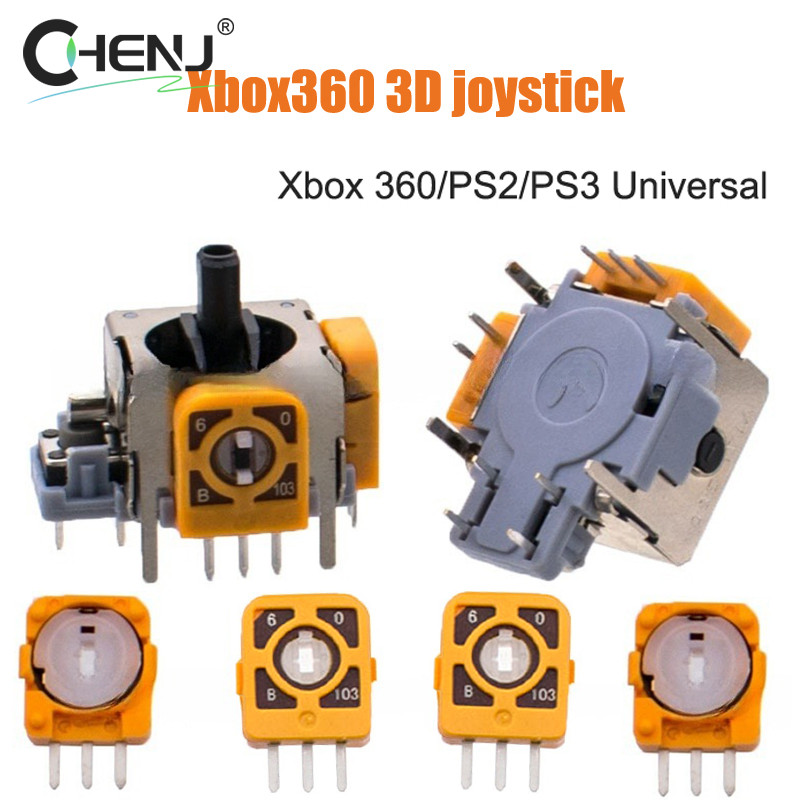 Jual 10Pcs 5V 3D Analog Joystick Stick For Xbox 360 XBOX360 For PS2 ...