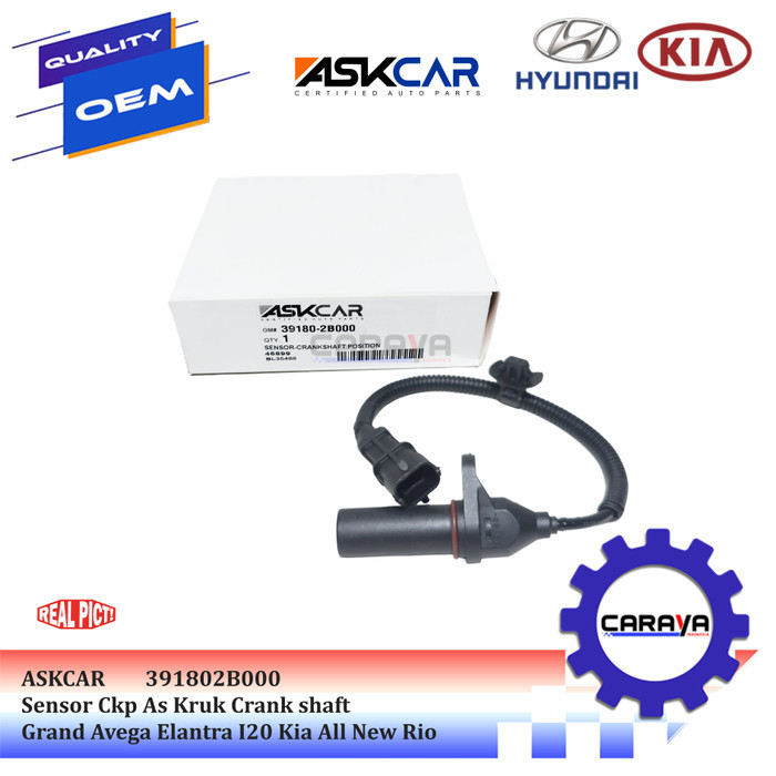 Jual Sensor Ckp As Kruk Crank shaft Grand Avega Elantra I20 Kia All New ...