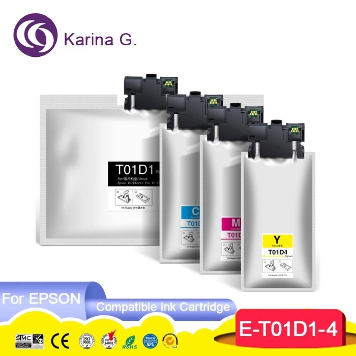 Jual For Epson T01D1 T01D C13T01D100 Premium Color Compatible Inkjet ...