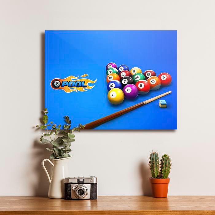 Jual Stok Baru Poster Bola Sodok Bilyard 8 Pool Game 1 - Dekorasi ...
