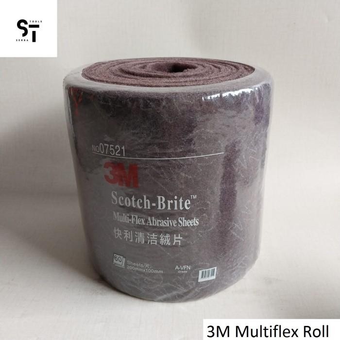 Jual 3M 7521 MultiFlex AVFN Amplas Sabut Spons Non Woven Scotch Roll ...