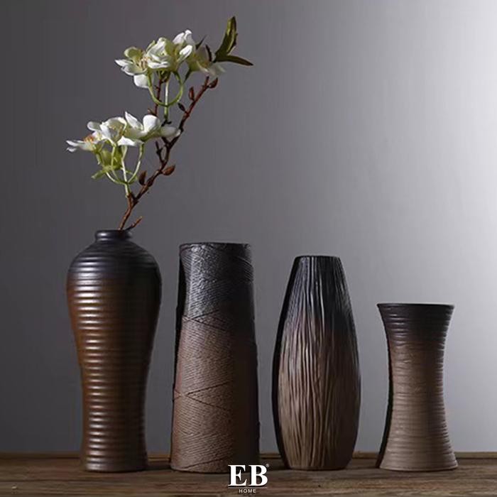 Jual Vas Bunga Modern Minimalis / Nature Crude Pottery Vase EB Home 928 ...