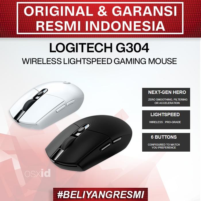 Jual Rds - Logitech G304 Lightspeed Wireless Gaming Mouse - Garansi Resmi | Shopee Indonesia