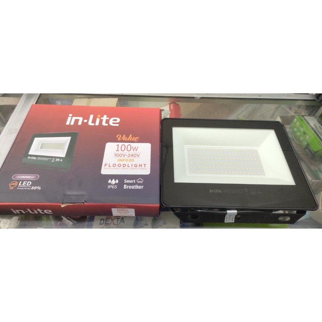 Jual LAMPU SOROT LED 100 WATT VALUE INLITE | Shopee Indonesia