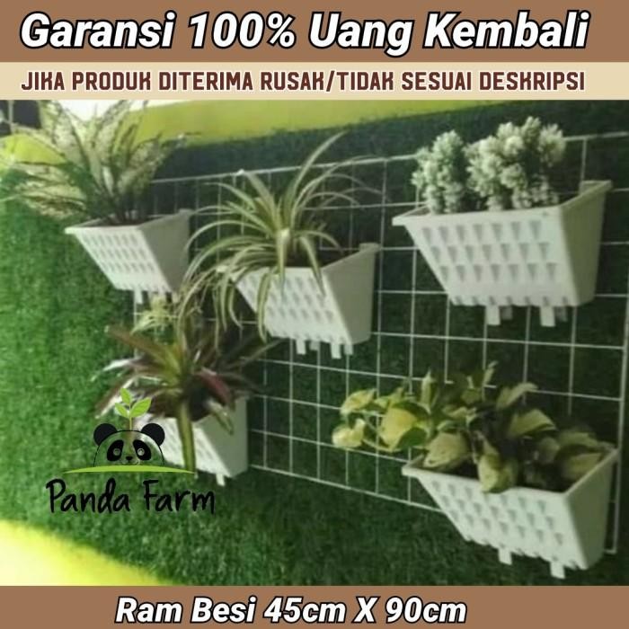 Jual RAM Besi / Rak Besi Pot Dinding 45x66 cm | Shopee Indonesia