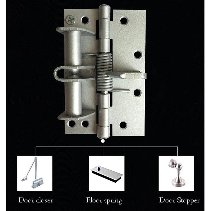 Jual Engsel Penutup Penahan Pintu Otomatis 90 Spring Hinge Door Closer ...