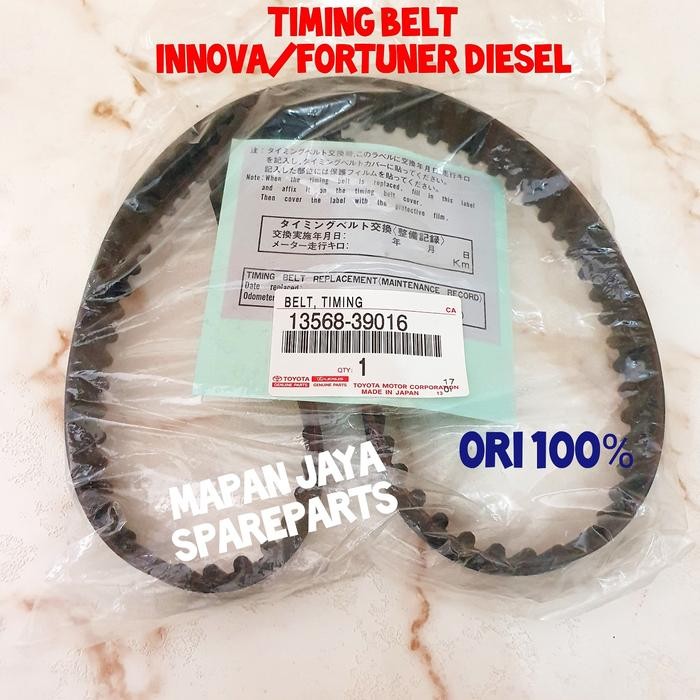 Jual TIMING BELT INNOVA FORTUNER DIESEL ORIGINAL ASLI TOYOTA | Shopee ...