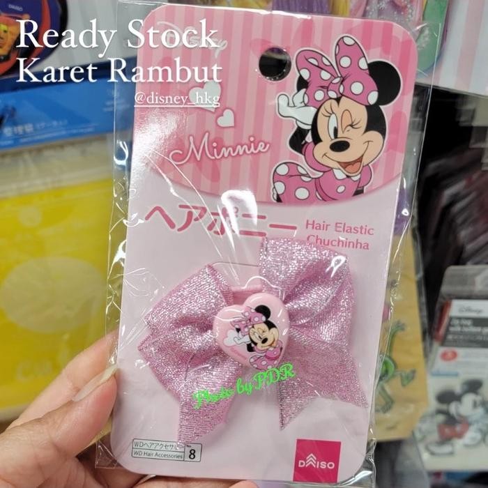 Jual Karet Rambut Minnie Mouse Disney x Daiso HK | Shopee Indonesia
