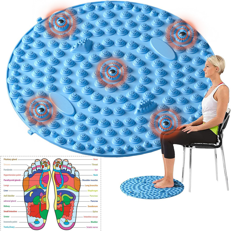 Jual Foot Massage Mat Acupressure Mat Foot Reflexology Walking Toe ...