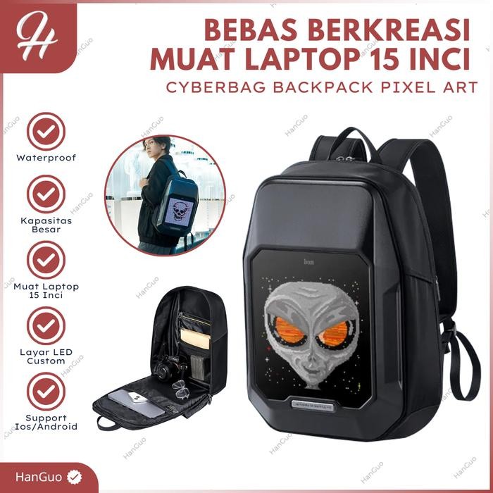 Jual DIVOOM CYBERBAG Pixel Art Waterproof CYBER BAG DIVOOM Tas Ransel ...