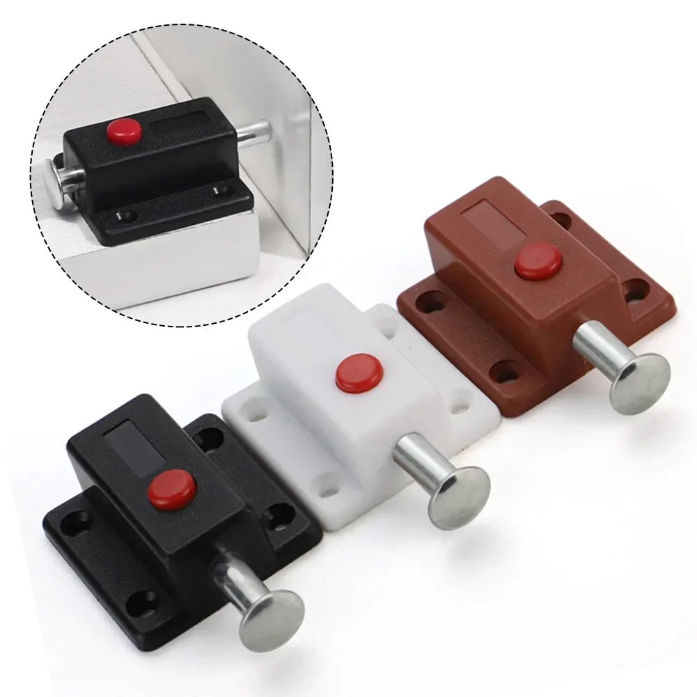 Jual 10pcs Cabinet Push Button Spring Latch Plastic Spring Pins ...