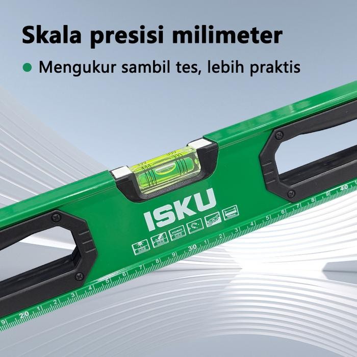 Jual Isku Spirit Level Waterpass Magnet Bahan Paduan Aluminium Ukuran ...