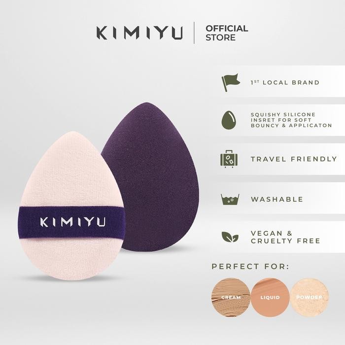 Jual KIMIYU Dual Blend 2in1 Puff & Sponge (double sided) | Shopee Indonesia