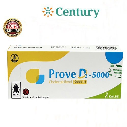 Jual Prove D3-5000 IU 1 strip isi 10 Tablet | Shopee Indonesia