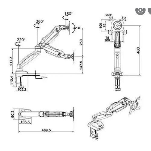 Jual Sedia Bracket TV Monitor LCD North Bayou NB F80 NBF80 17 - 27 ...