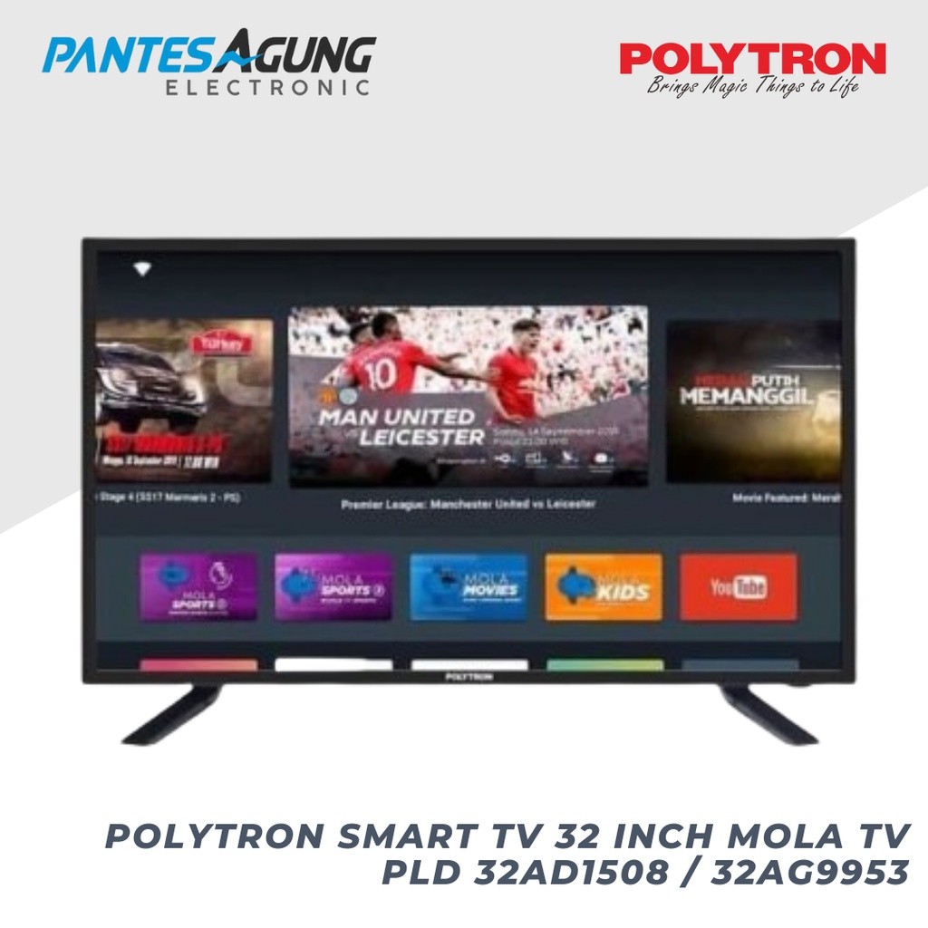 Jual LED TV 32 INCH POLYTRON HD READY GOOGLE TV PLD-32RG9059 /SMART TV ...