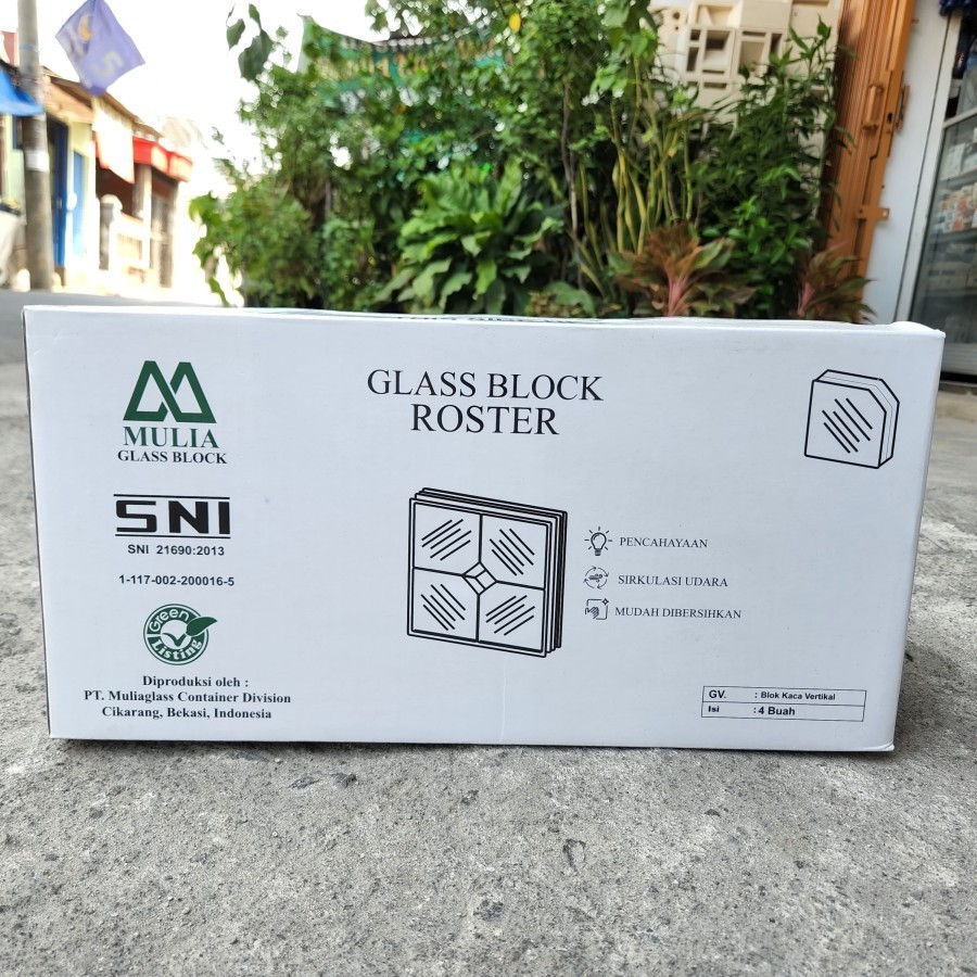 Jual Glass Block Roster MULIA Motif per Dus | Shopee Indonesia