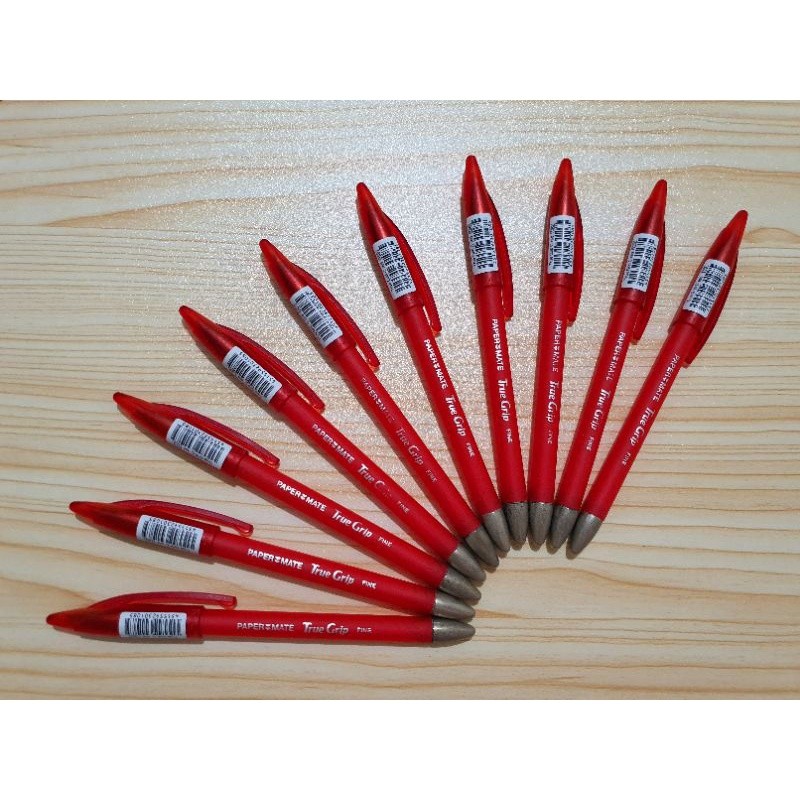 Jual Paper Mate Red Pen True Grip made in Japan 774 | Shopee Indonesia