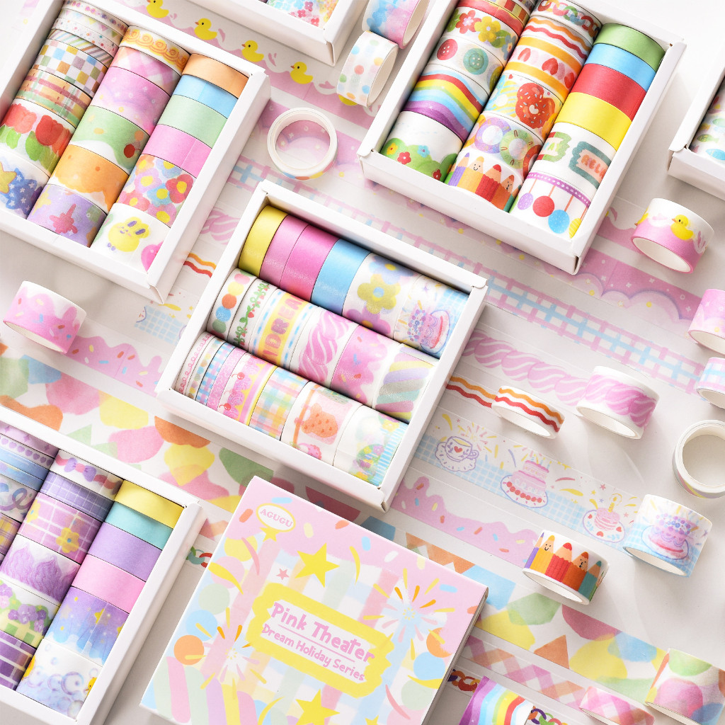 Jual Stiker Roll RAINBOW CUTE CHRISTALY/ Stiker Rainbow box / Box ...