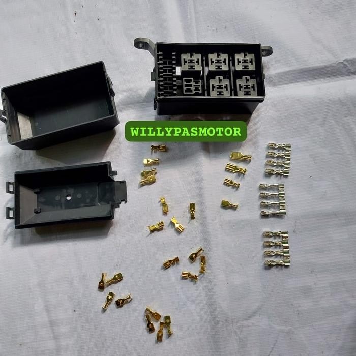 Jual Fuse Box Sikring & Relay 6 Line Universal | Shopee Indonesia
