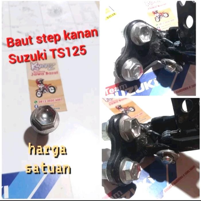 Jual Baut Step Kanan Ts125 Baut Dudukan Step Kanan Ts125 Baut Besi Step ...