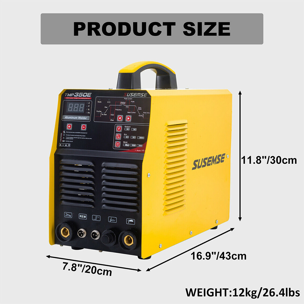 Jual Susemse Mesin Las Aluminium TMP350E Tig Ac/Dc Tukang Las Busur ...