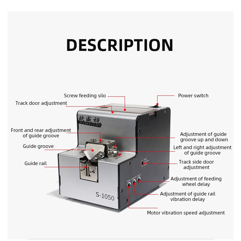 Jual 220V Automatic Screw Feeder Screw Arrangement Machine Auto Screw ...