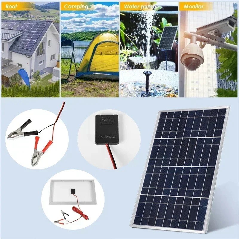 Jual 300W Solar Panel Kit Complete 12V Polycrystalline USB Power ...