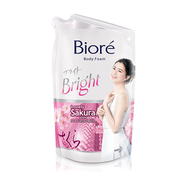 Jual BIORE BODY FOAM LOVELY SAKURA POUCH 400 ML | Shopee Indonesia