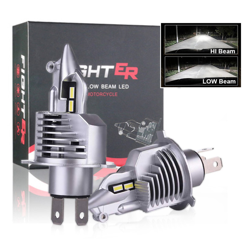 Jual H4 Bohlam Led Lampu Depan Mobil/Motor 80W 12V 24V 6000K Super ...