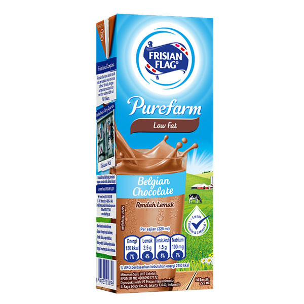 Jual FRISIAN FLAG SUSU UHT LOW FAT COKLAT 225ML | Shopee Indonesia