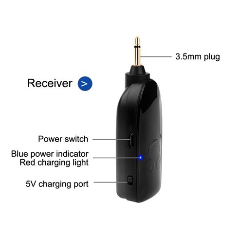 Jual RB2233 Microphone Mic Clip On Wireless Imam Masjid Bando UHF 2.4G Mikrofon Telinga Jepit ...