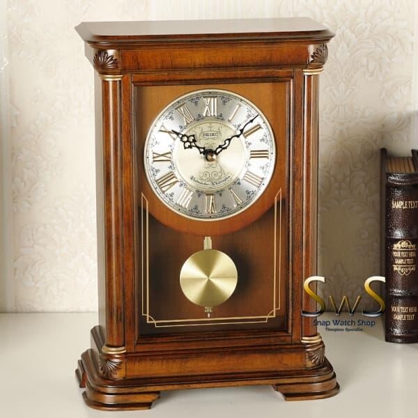 Jual Jam Meja Seiko Qxq008 Qxq008B Dual Chimes Case Kayu Pendulum Original | Shopee Indonesia