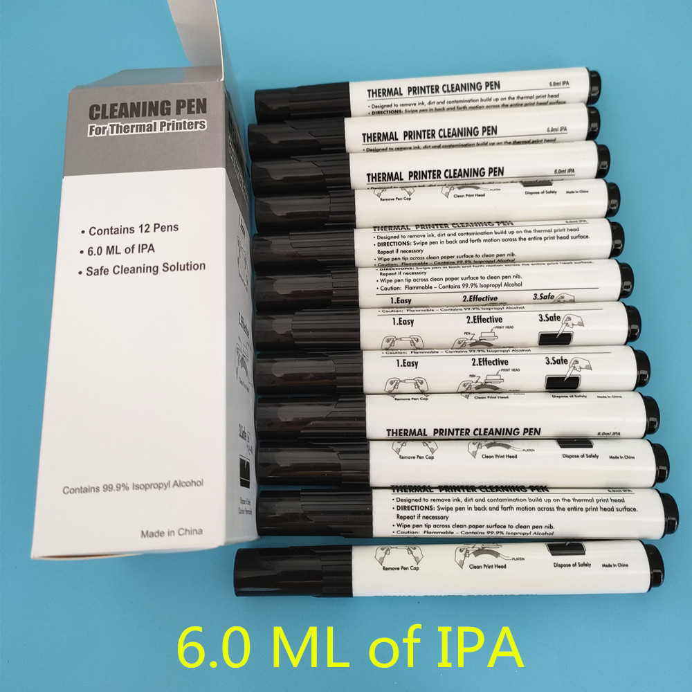 Jual 24 Pieces Printhead print head cleaning pen Thermal Printer Clean ...