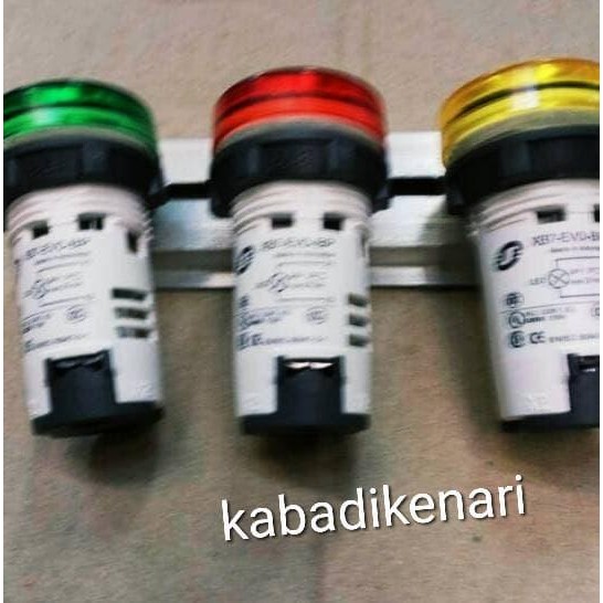 Jual Tombol lampu Pilot lamp LED Schneider XB7-EVO-BP 24V AC/DC panel ...