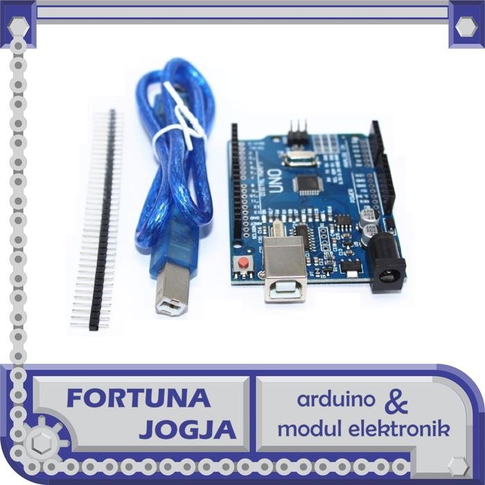 Jual UNO R3 MEGA328P CH340G COMPATIBLE ARDUINO UNO R3 + USB CABLE ...