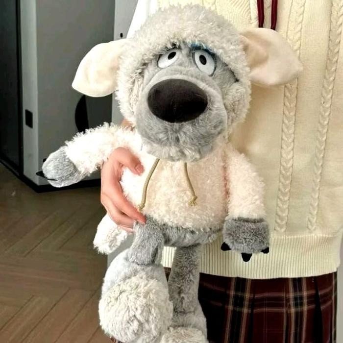Jual SALE !!! BONEKA SERIGALA WOLF BERBULU DOMBA SHEEP LUCU UNIK ...